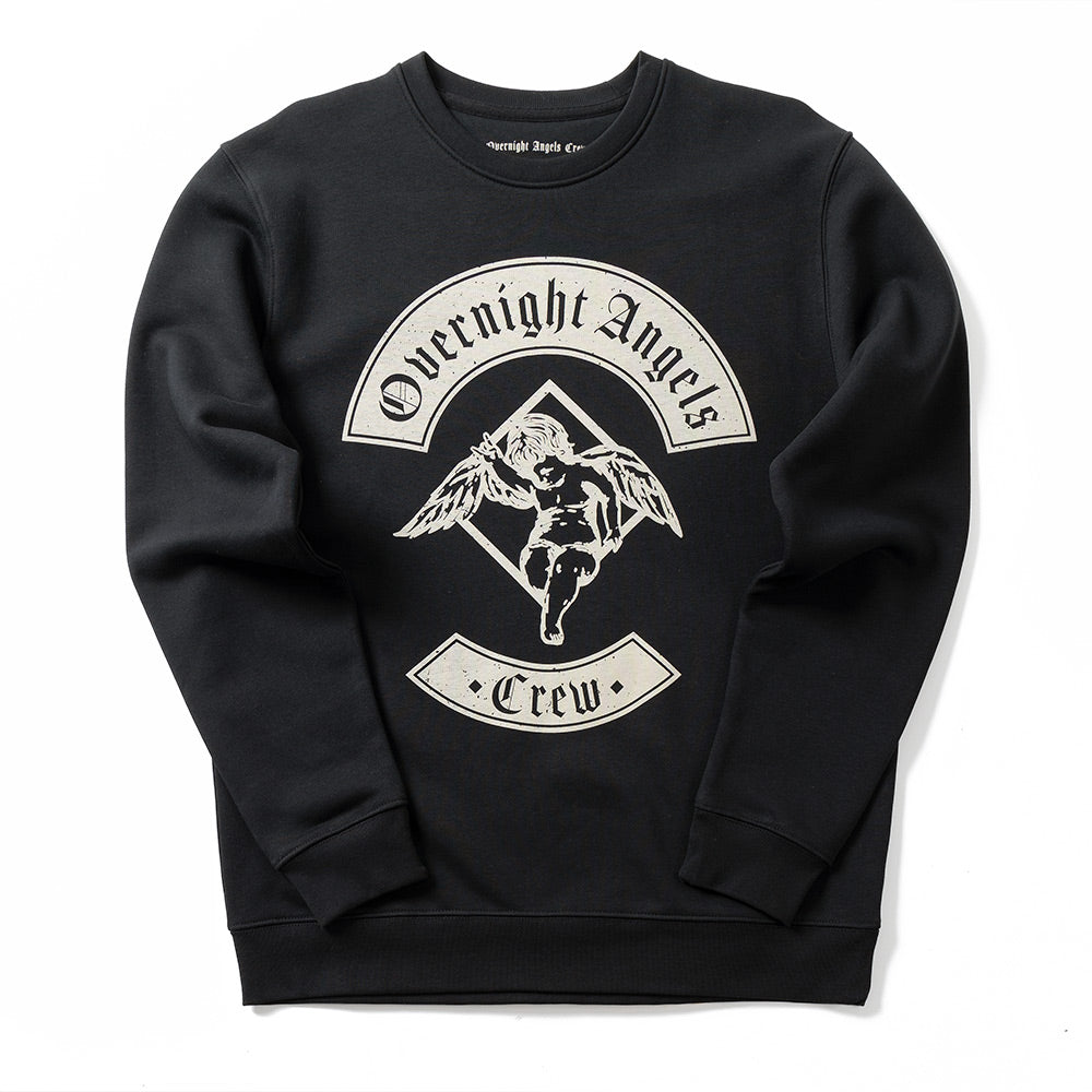 Crew Originals Sweater - Black - Overnight Angels Crew