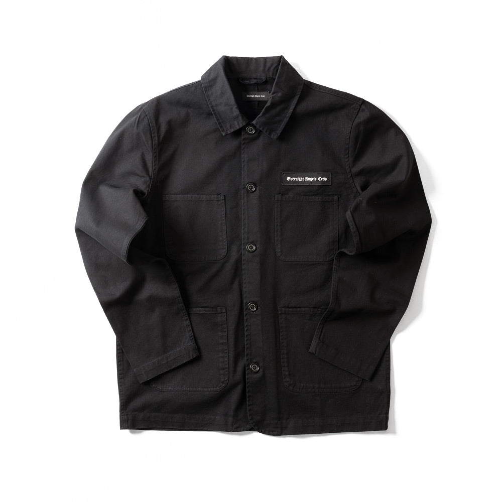 Crew Worker Jacket - Black - Overnight Angels Crew